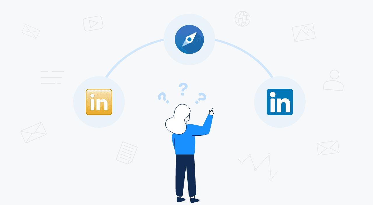 Comparison LinkedIn plans: LinkedIn free vs Premium vs Sales Navigator